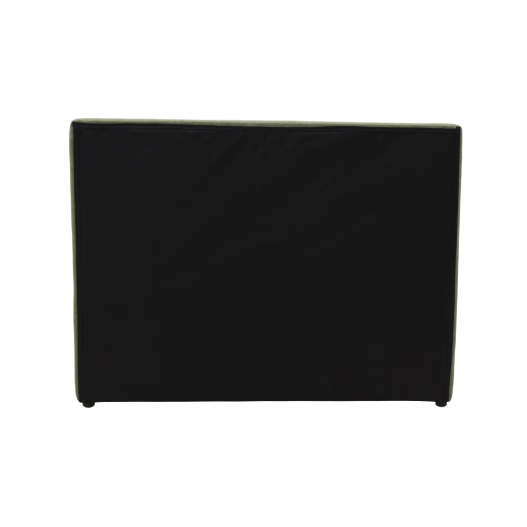 Vogue Fabric Headboard with Piped Edge Olive Green | Urbano Interiors