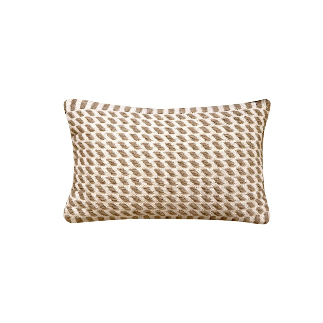 Coco Jute Lumbar Cushion | Urbano Interiors
