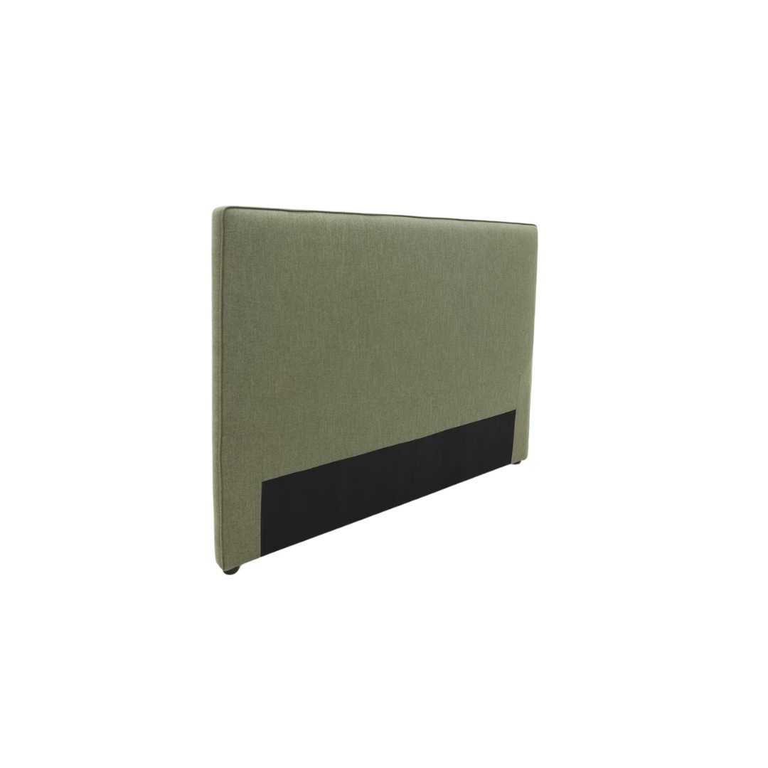 Vogue Fabric Headboard with Piped Edge Olive Green | Urbano Interiors