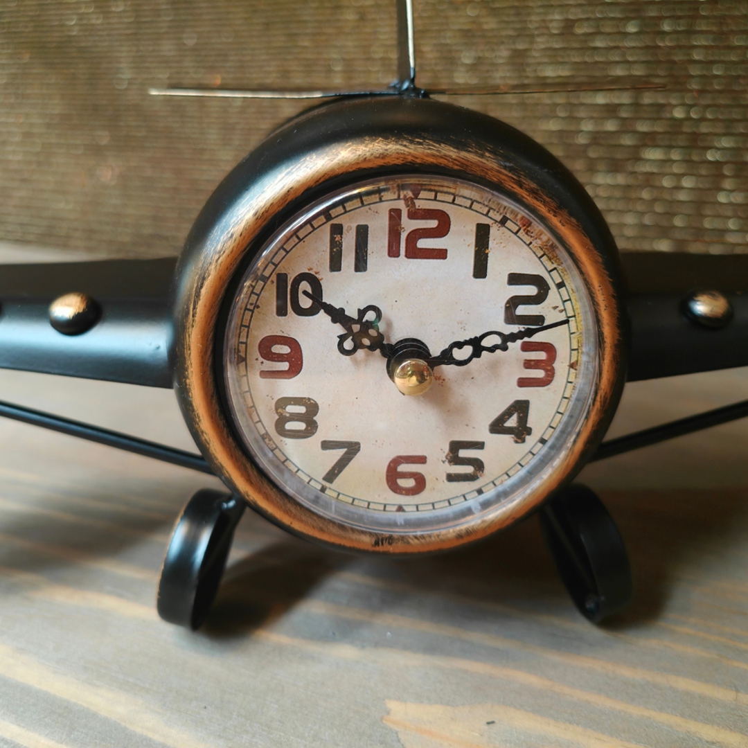 Aircraft Clock Black | Urbano Interiors