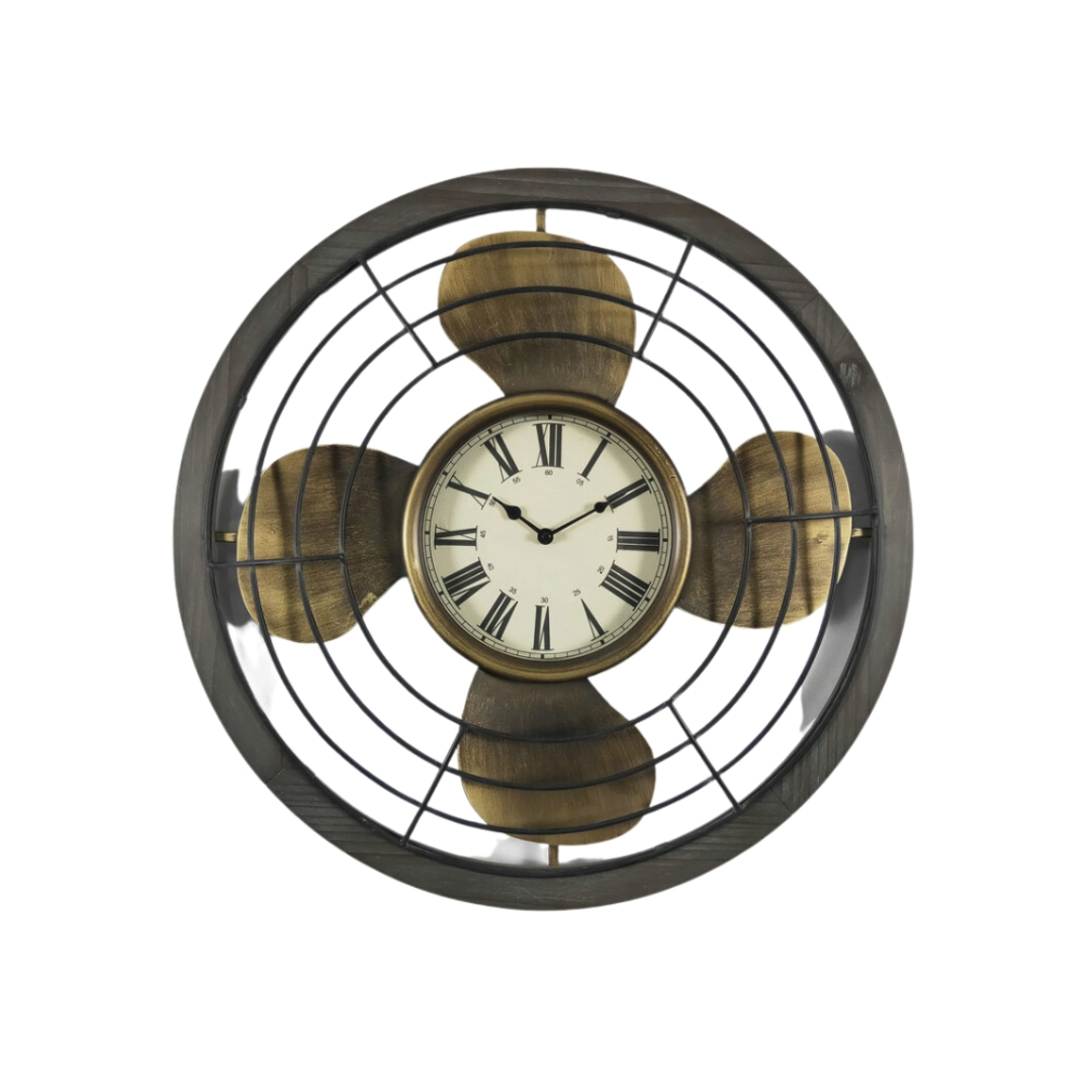 Fan Wall Clock 60cm | Urbano Interiors