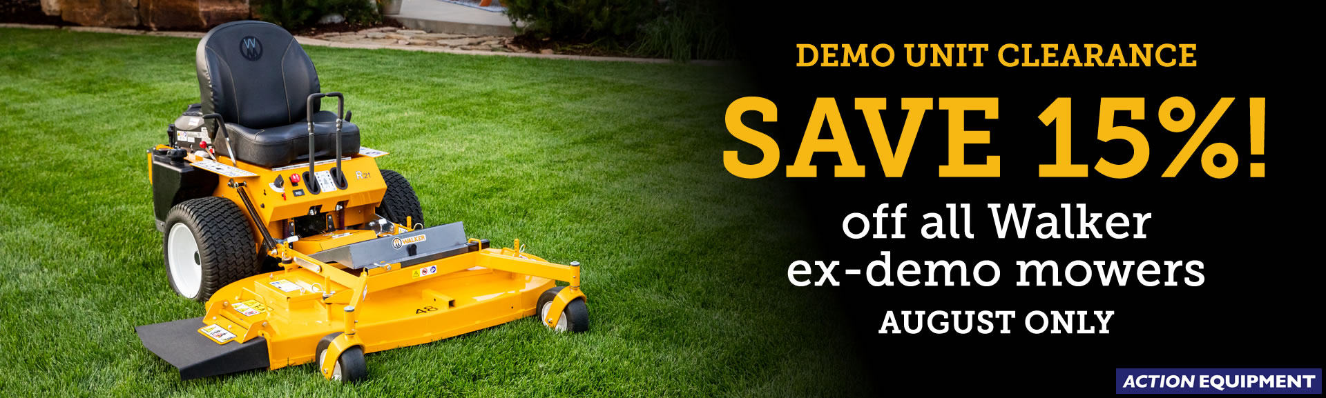 Walker Demo Unit Clearance | Action Equipment