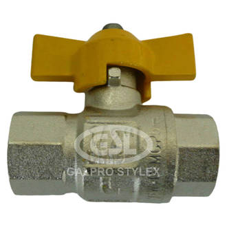 Gas Tee Handle Ball Valve 1" F/F