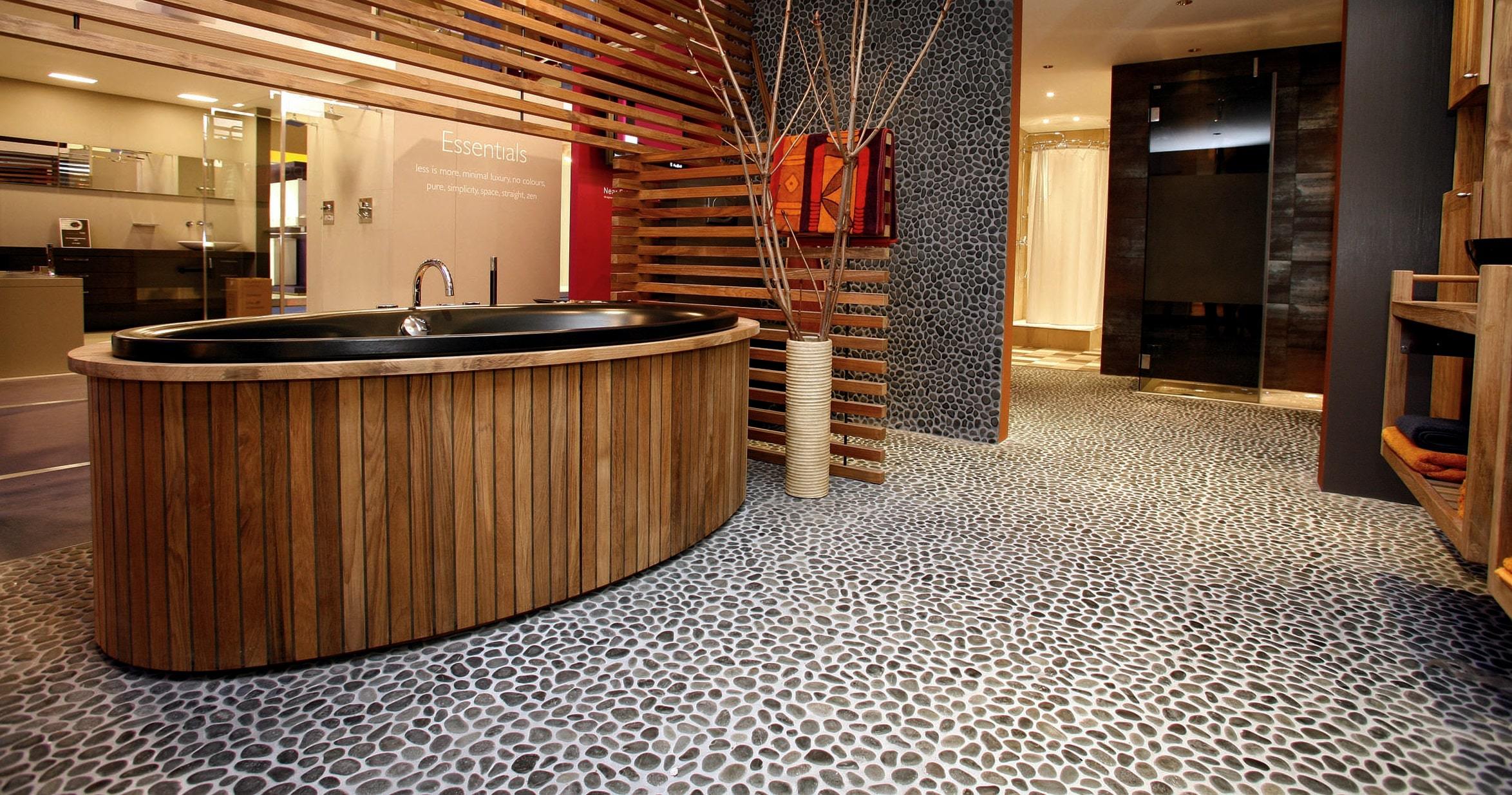 Perfect Pebble | Pebble Tile Shower Floor or Kitchen Walls