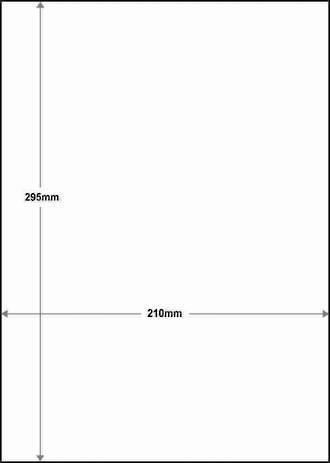 Standard Plain Labels | A4 Sheet Labels | Sticky Business
