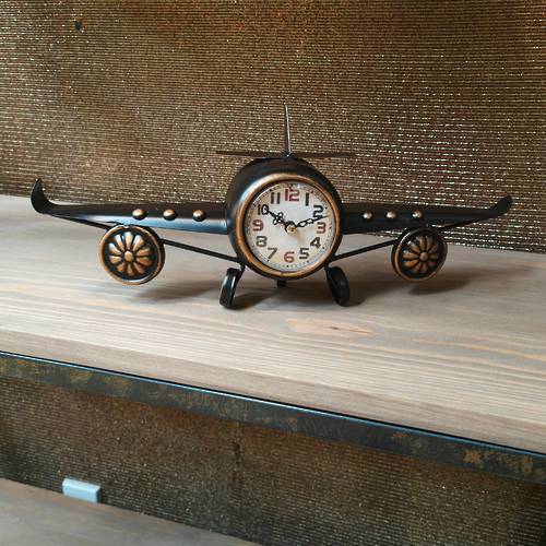 Aircraft Clock Black | Urbano Interiors
