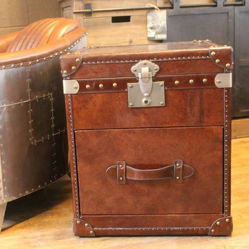 Vintage Leather Trunk | Urbano Interiors