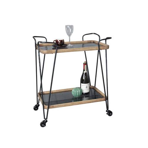 Wooden and Metal Bar Cart | Urbano Interiors